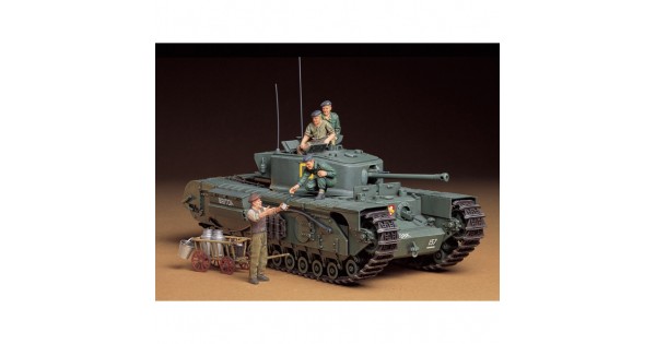Tamiya 1/35 British Churchill MK VII Tank (Unassembled Plastic Kit) - 35210