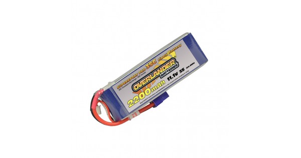 Overlander Supersport LiPo Battery 2200mAh 3S 11.1v 35C with EC3 ...