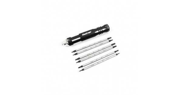 Fastrax 12 Tip Multi Screw Driver Tool Set Hex, Flat blade and Philips ...