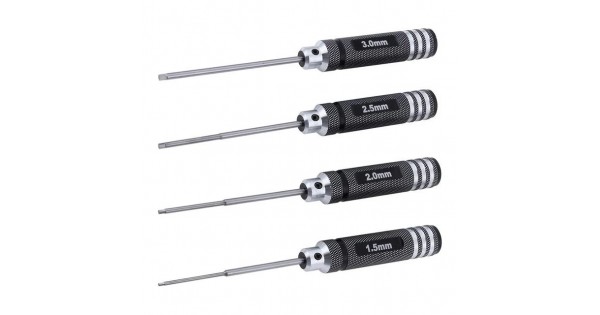 RC Overhaul Metric Size Allen Hex Wrench Driver Set 1.5, 2, 2.5 and 3mm ...