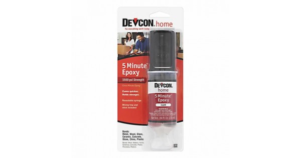 Devcon 5 Minute 2 Part Epoxy Syringe Adhesive Glue (25ml) - DEV20845