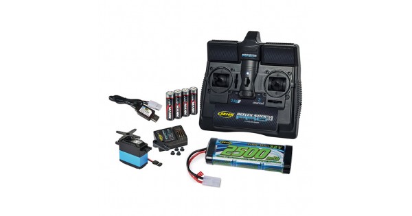 Carson Reflex Pro 3.1 2-Channel Stick Radio System with Servo, NiMh ...