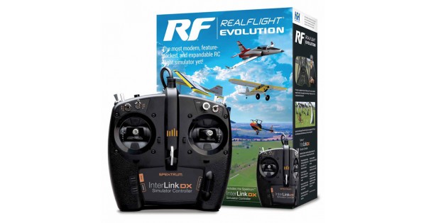 RealFlight Evolution RC Flight Simulator with InterLink DX Controller ...