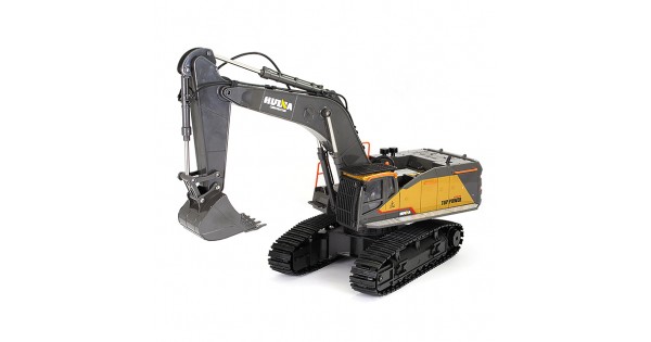 Huina 1/14 RC Excavator 2.4Ghz 22-Channel with Die Cast Cab and Bucket ...