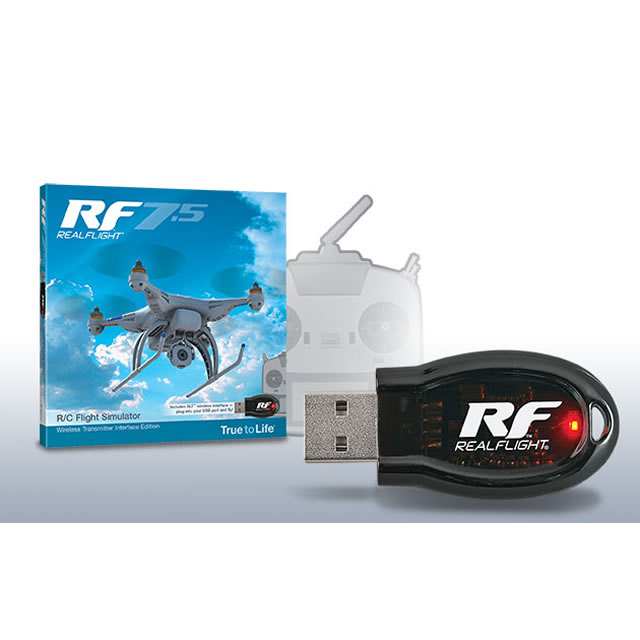 Great Planes RealFlight RF 7.5 RC Simulator with Wireless USB Interface ...